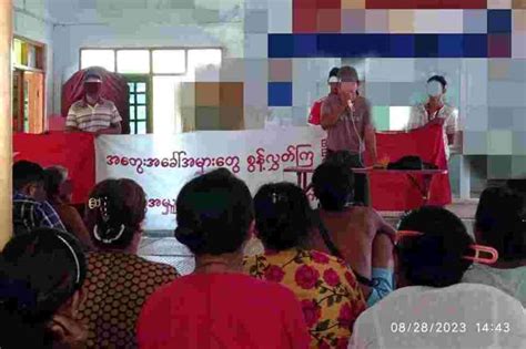 မြိုင်မြို့နယ်တွင် စစ်အာဏာရှင် တော်လှန်ရေး လူထုဟောပြောပွဲ ပြုလုပ် Khit Thit Media