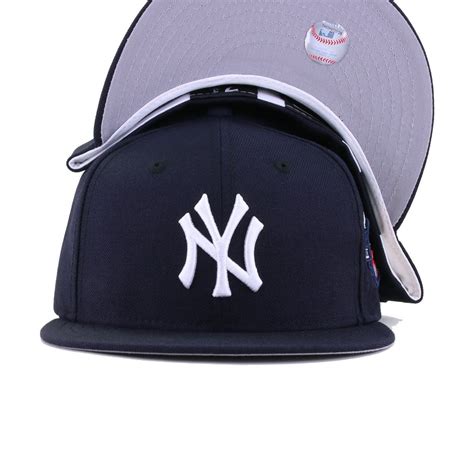 New York Yankees Navy 100th Anniversary New Era 59fifty Fitted Hatheaven
