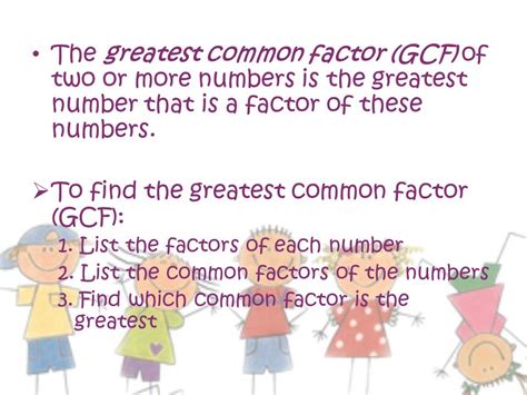 Greatest Common Factor Ppt Video Online Download Worksheets Library