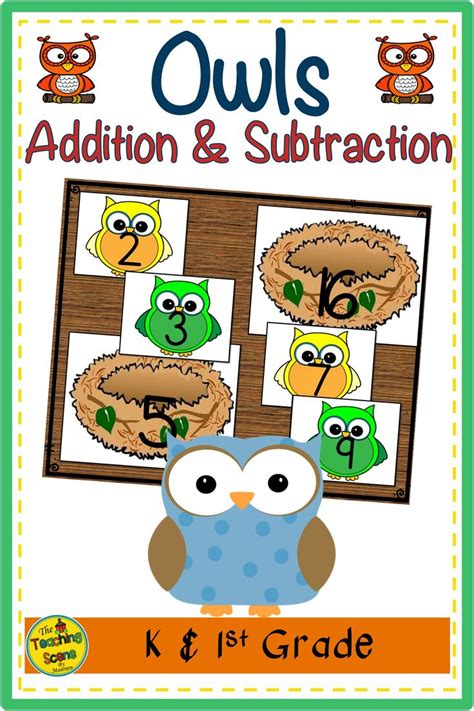 Owl Build 2 Addend 0 20 Addition And Subtraction Number Sentence