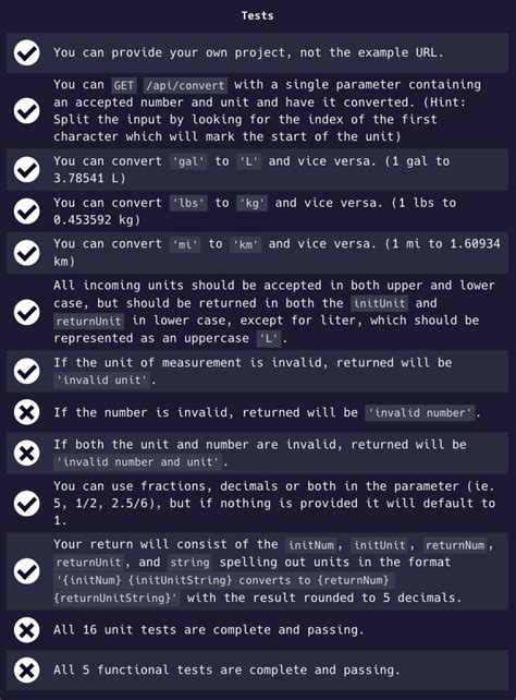 Last 4 Metric Tests For Qa Metric Imperial Converter Backend