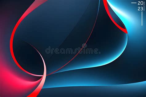 Abstract Art Pattern Of Dark Blue Color Tone Background Landscape And