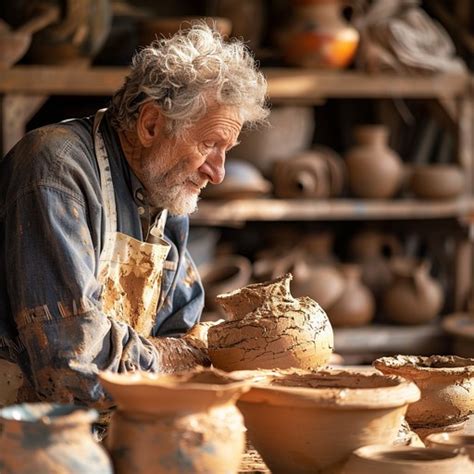 Free Potter Shaping Clay Image Potter Pottery Clay Download At