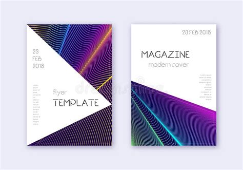 Triangle Cover Design Template Set Stock Vector Illustration Of Artwork Digital 238827016