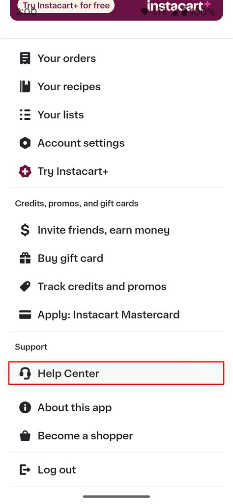 Instacart How To Cancel An Order