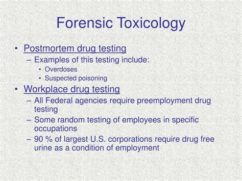 Ppt Forensic Toxicology Powerpoint Presentation Free Download Id