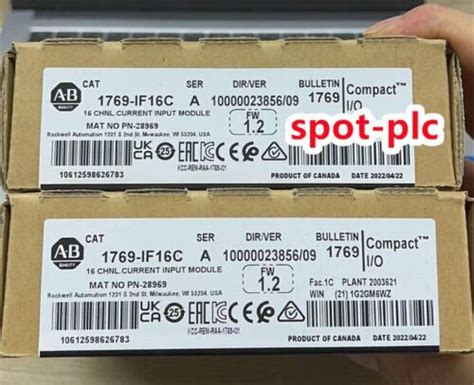 New Factory Sealed AB IF C A CompactLogix Pt A I Current Module EBay