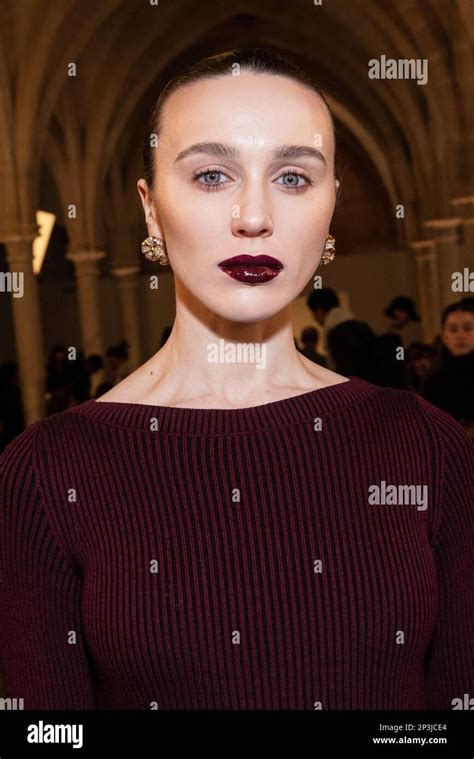 Mary Leest Attends The Lanvin Fallwinter 2023 2024 Ready To Wear Collection Presented Sunday