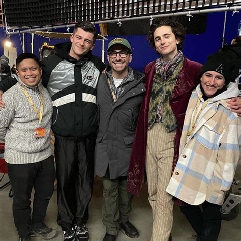 Some Bts Photos Of Wonka R Timotheechalametdaily