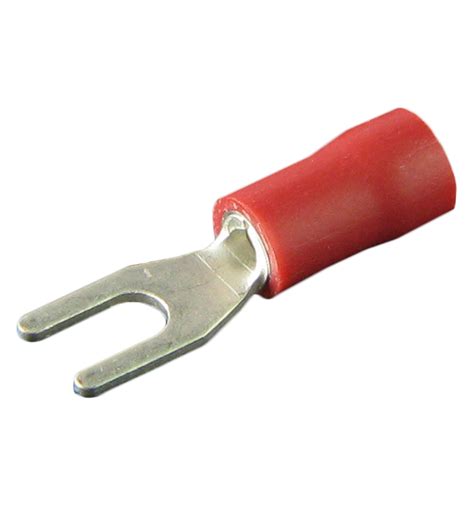 CT07 100 Red Fork Terminal 3mm Fork I D QVEE Automotive Mining Marine