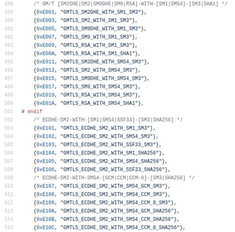Mjosdwez On Twitter If You Bump Into Strange Chinese 🇨🇳tls Ciphersuites Gmt Sm2dhesm2