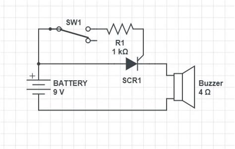 How To Make Door Alarm Circuit Using Scr How To Make Door Alarm Circuit Using Scr