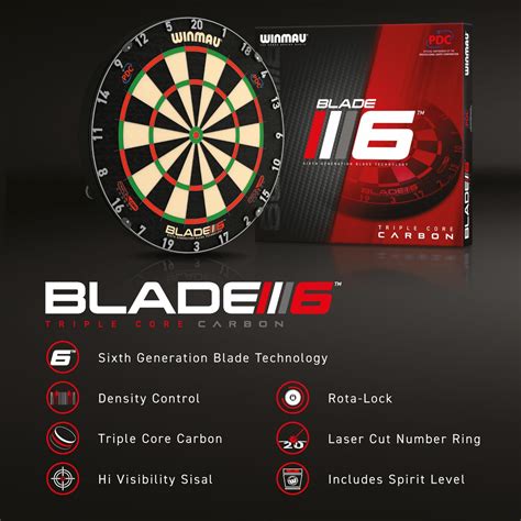 Elite Sports Winmau Blade 6 Triple Core Car Kibi Sports Kibi Sports