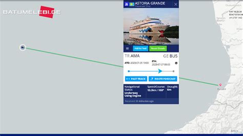 რუსეთიდან გამოსული საკრუიზო გემი ბათუმში ხვალ დილის 5 საათზე შემოვა Batumelebi • ბათუმის პორტი