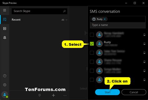 Send Sms Text Messages From Skype App On Windows 10 Pc Tutorials