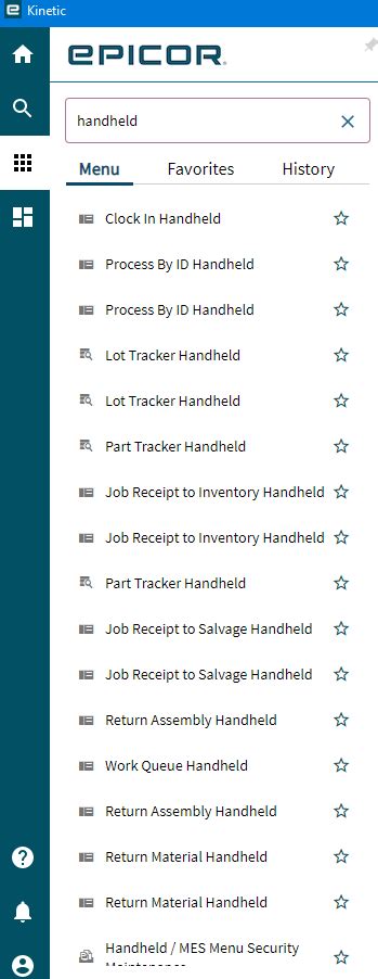 handheld scanners kinetic erp epicor user help forum