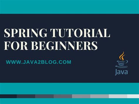 Spring Tutorial For Beginners Ppt