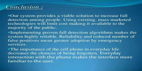 Wearable Sensor Based Fall Detection System Pptx