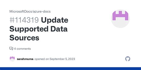 update supported data sources · issue 114319 · microsoftdocs azure docs · github