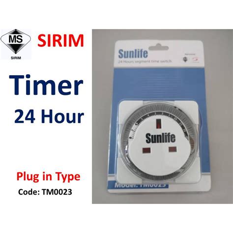 Hot Item【special Promotion 】sunlife 24 Hours Digital 3pin Plug In Timer Analog Timer With