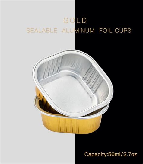 Square Sealable Aluminum Foil Container Ablpack
