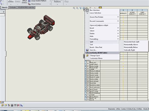 Splitting A Bill Of Materials Hawk Ridge Systems