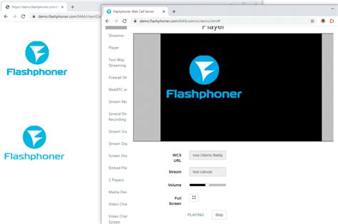 A How To Guide On Canvas Streaming Via Webrtc Flashphoner Streaming