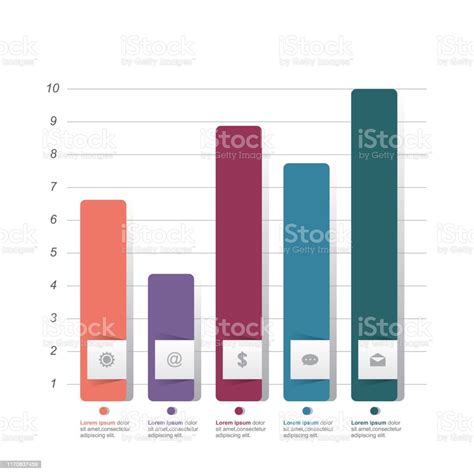 막대형 차트 그래프 다이어그램 통계 비즈니스 인포그래픽 일러스트 3차원 형태에 대한 스톡 벡터 아트 및 기타 이미지 3차원 형태 개념 개념과 주제 Istock