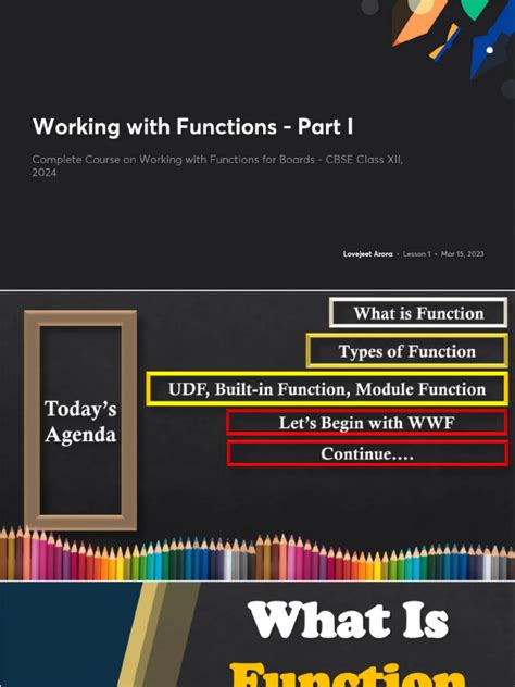Working With Functions Part I No Anno Pdf