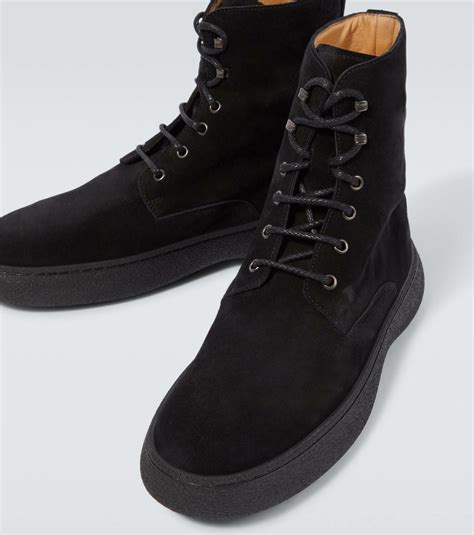 Tods Wg Heritage Suede Boots Tods