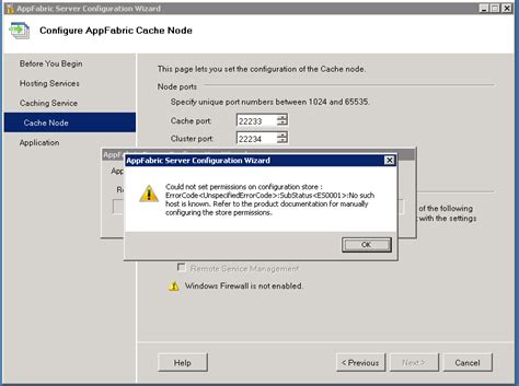 Microsoft Appfabric Configuration To Sql Server Stack Overflow