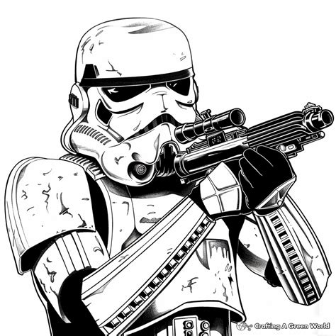 Clone Arc Trooper Coloring Pages