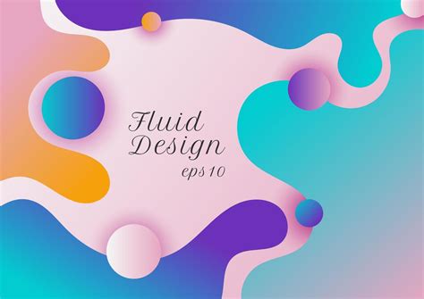 Abstract Modern Fluid Or Liquid Shape Gradient Color Background 1221839 Vector Art At Vecteezy