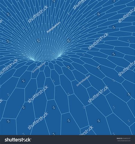 Abstract 3d Hexagonal Surface Looks Like Stock Vector Royalty Free