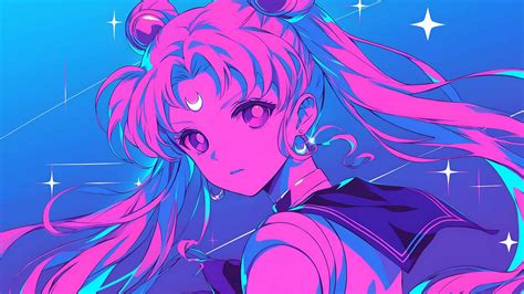Sailor Moon Usagi Tsukino Dreamy Glow Desktop Wallpaper
