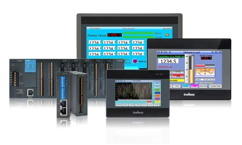 W HMI PLC All In One Digital Input MHz For Packing Machine