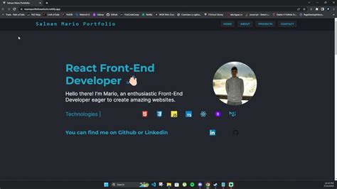 Mario Salman On Linkedin React Github Projects Typescript Portfolio Frontend