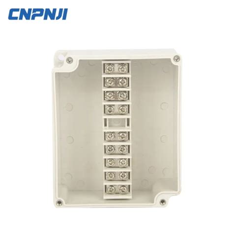 Cnpnji Terminal Block Junction Box With Holes Optical Electrical Terminal Block Junction Box