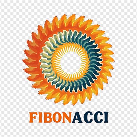 A Yellow And Green Abstract Symbol For A Fibonacci Premium Ai