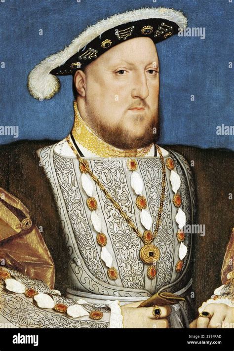 Portrait Of Henry Viii Of England 1537 By Hans Holbein The Younger