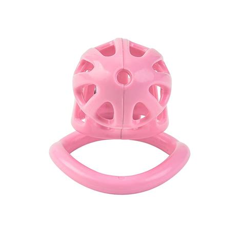 3d Printed Chastity Cage Sissy Pink Abs Breathable Chastity Cage