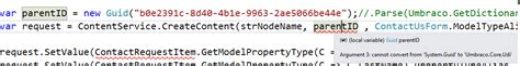 Create New Content Nodes Programmatically In Umbraco 8