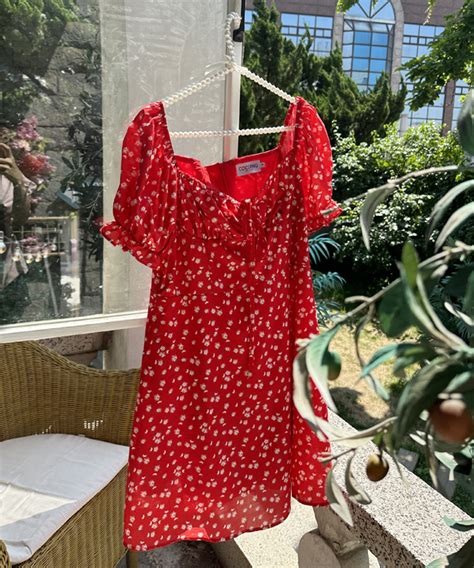 코코앤유 44 120 베리퍼프 반팔 오프숄더원피스 빅사이즈 휴양지 비치원피스 휴가 비치웨어 여름 바캉스 동남아