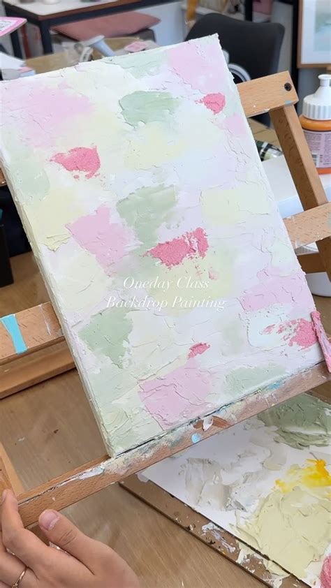 포항 원데이클래스 And 취미미술 공방 그림일기 경주에서 포항까지 클래스하러 오셨어요😍 👑꾸준히 찾아주시는 인기있는 클래스는 바로 백드롭페인팅‼️ 실증나지 않고 나만의