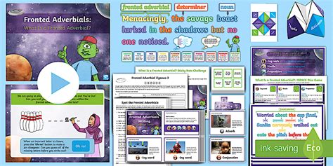 Resource Pack What Is A Fronted Adverbial Teacher Made