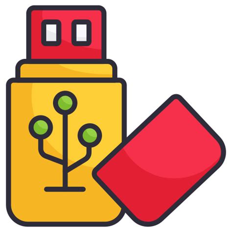 USB Generic Color Lineal Color Icon USB Generic Color Lineal Color Icon