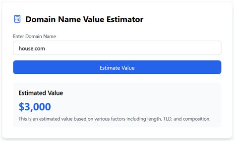 I Have Found A Free Domain Name Value Estimator Tool Namepros
