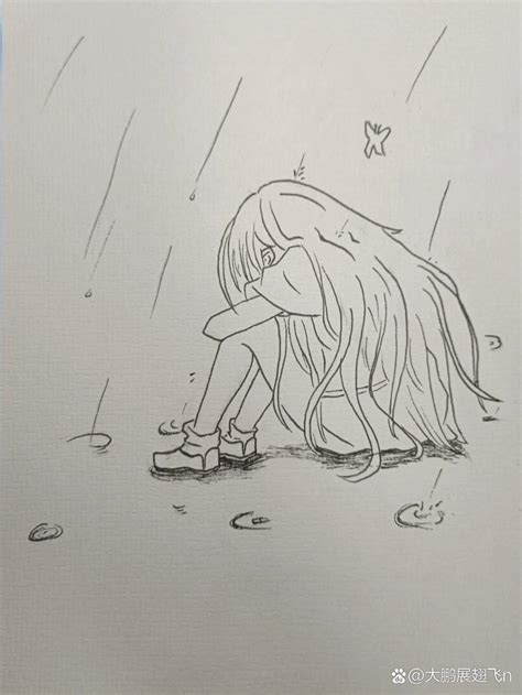 表达心情伤心的简笔画怎么画（10张） 简笔画图片大全