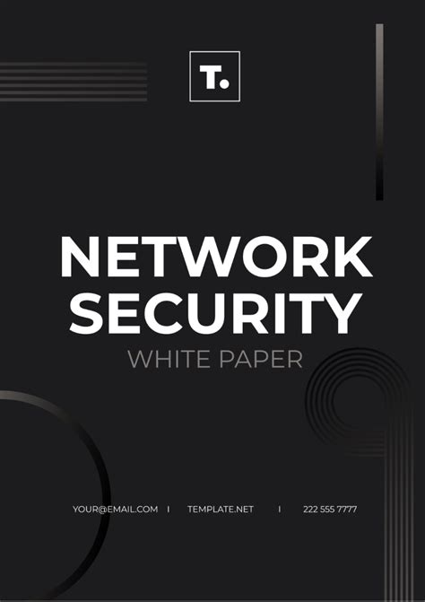 free network security white paper template to edit online