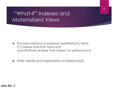 Ppt Automated Selection Of Materialized Views And Indexes For Sql